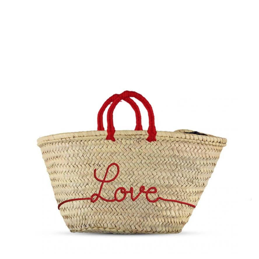 Marrakech shop design - Heart French Market Basket - Straw bag - More ...